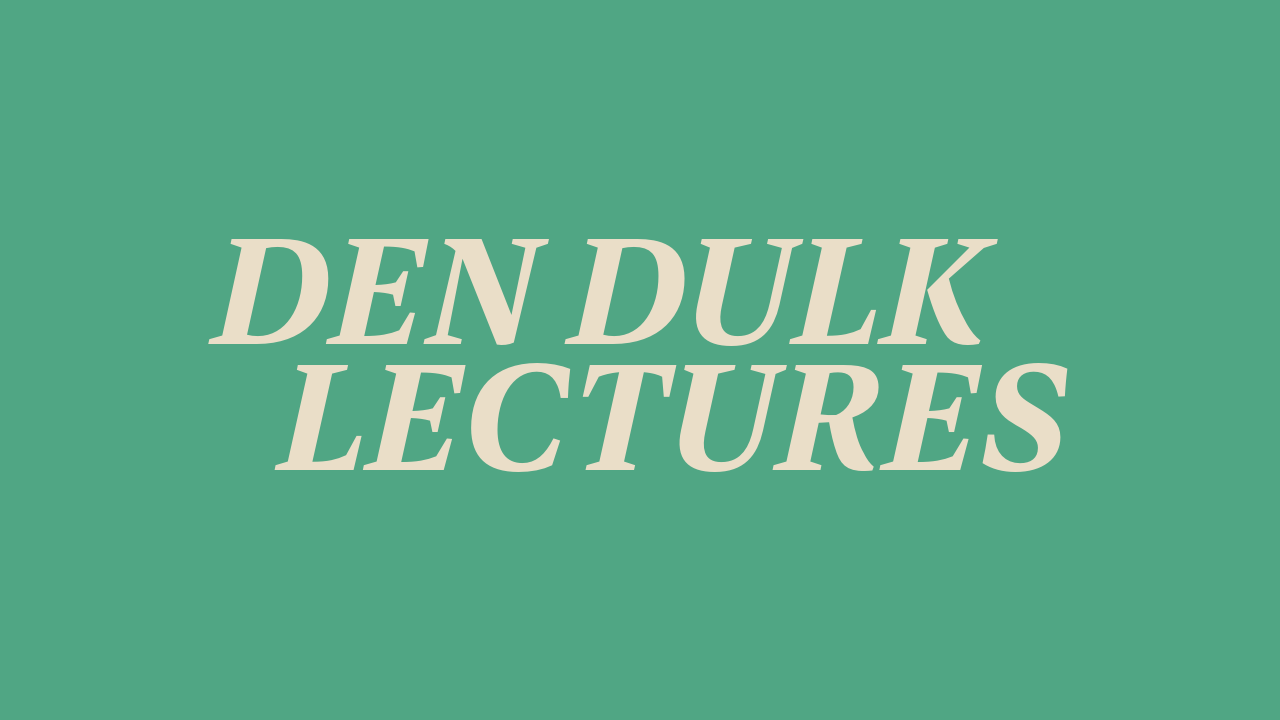 2021 den Dulk Lectures: "The Pastor as Apologist, Theologian, and Bible ...